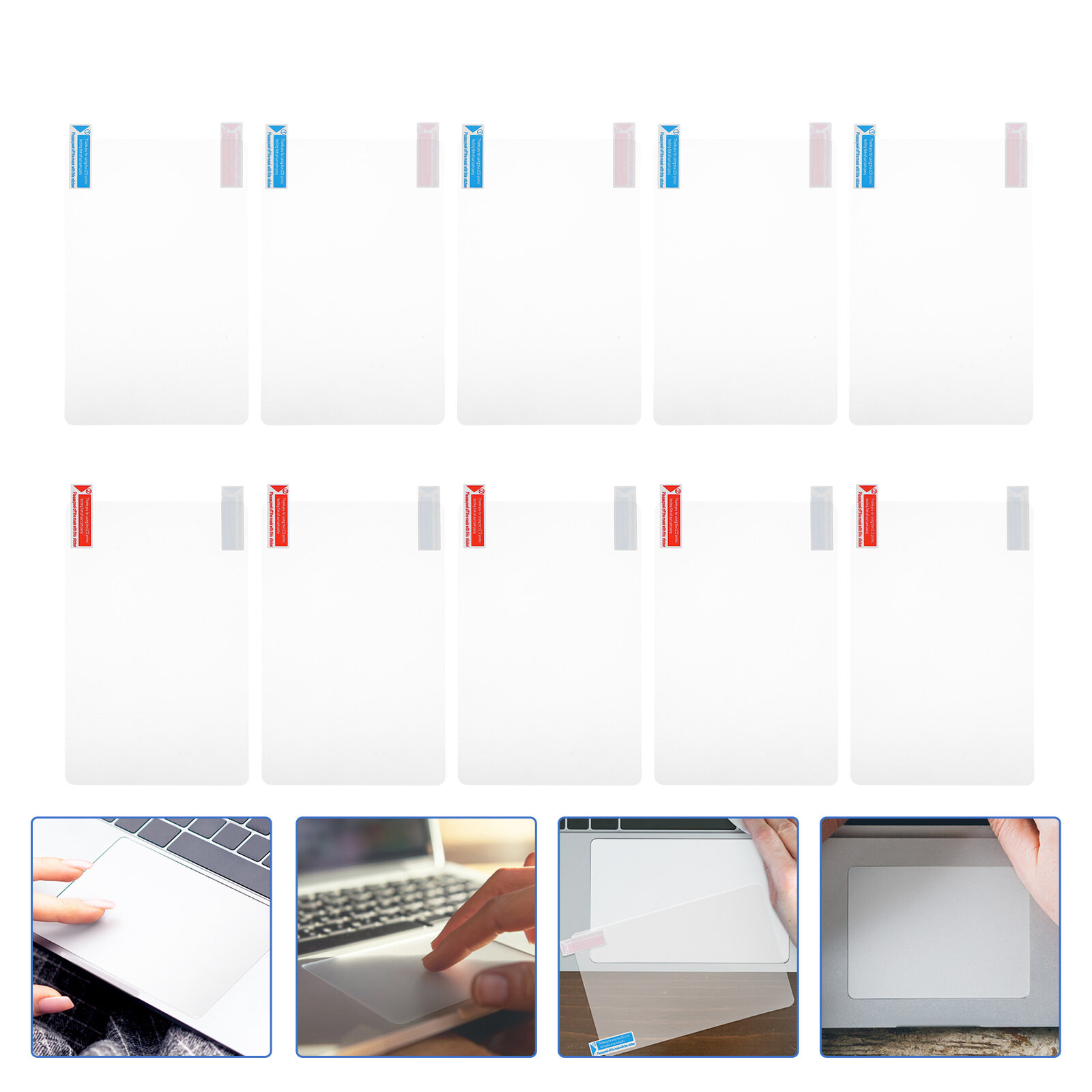 WESIEVYA 10Pcs Pad Guard for Laptop Users Precise Aligning and ...