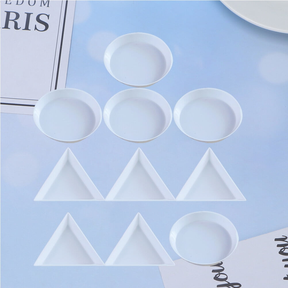 WESIEVYA 10Pcs Paint Mixing Tray for Professional Painters .2X6.3cm ...