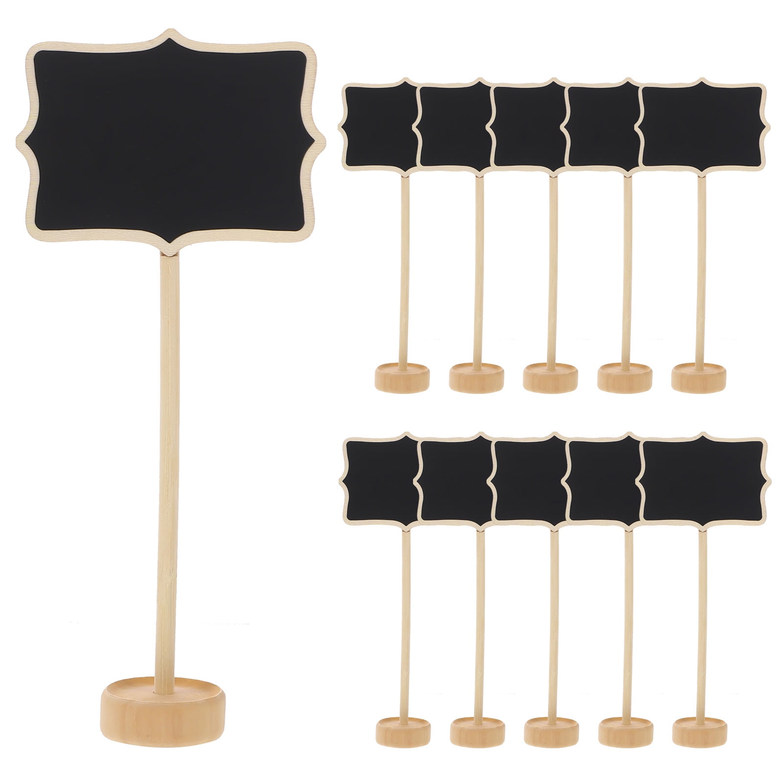 WESIEVYA 15Pcs Small Blackboard Assorted Color For Themed Parties ...