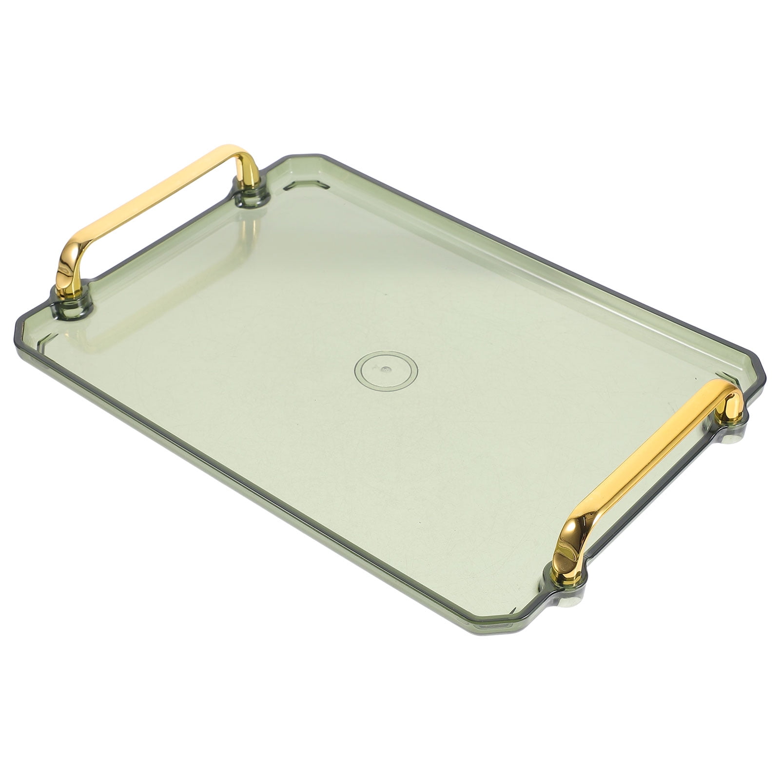 WESIEVYA 1Pack Dual Handle Design Green PP Serving Tray For Food ...