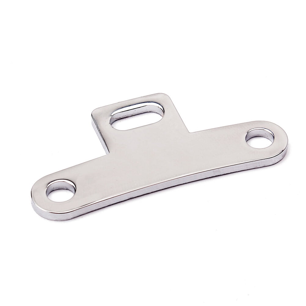 WESIEVYA 1Pcs Chrome Mount Bracket for Hook Brackets with Use and ...