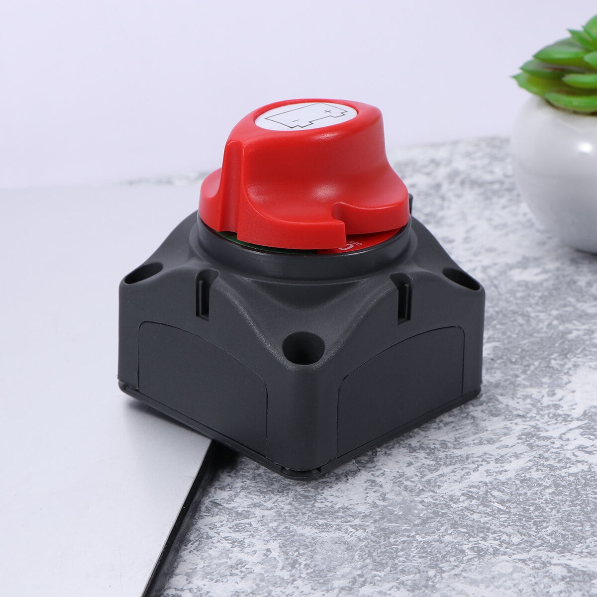 WESIEVYA 1Set Battery Disconnect Isolator Easy to Install Power Cut Off ...
