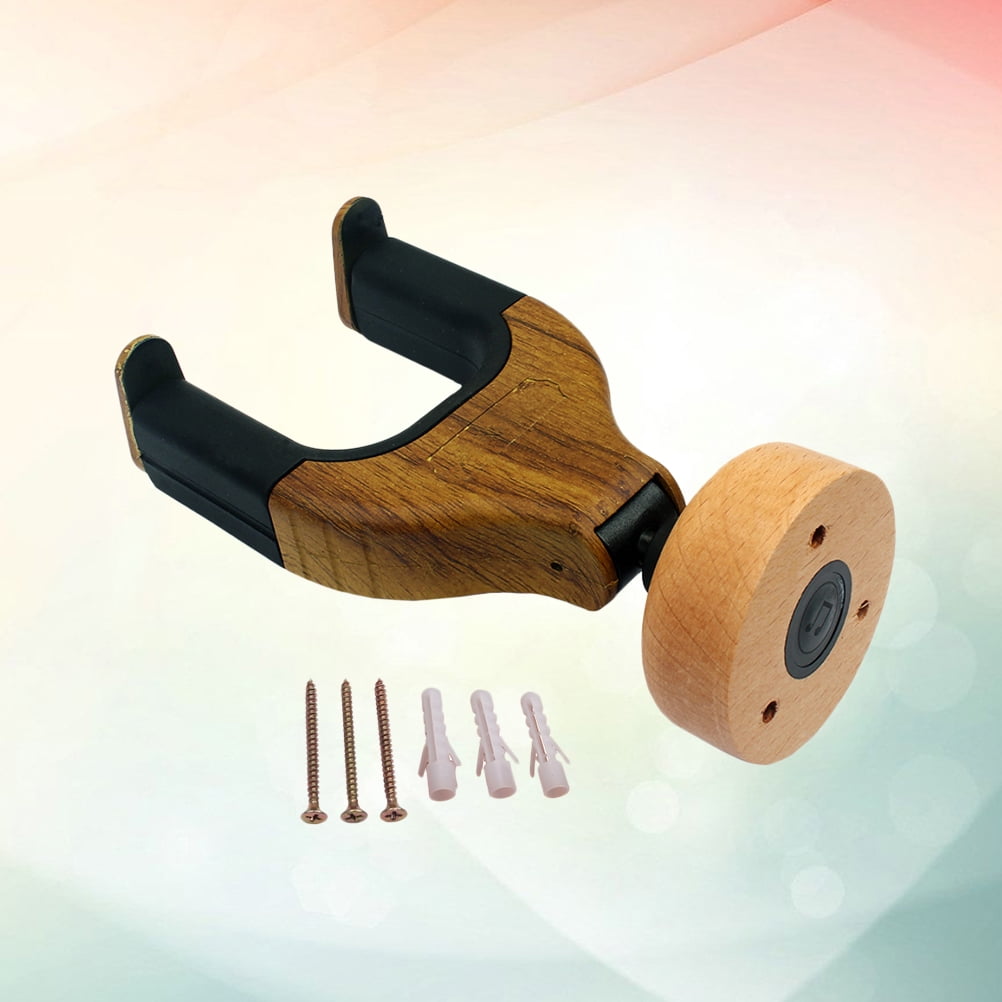 WESIEVYA 1Set Guitar Wall Hangers Bamboo Plastic for Shop Display ...