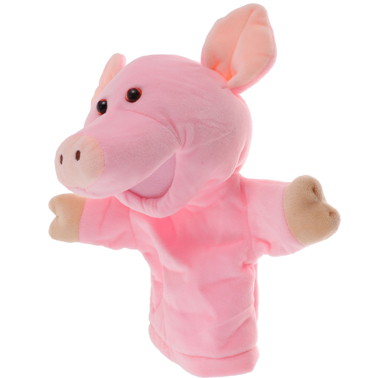 WESIEVYA 1Set Pink Plush Hand Puppet Prop For Children And Most Adults ...