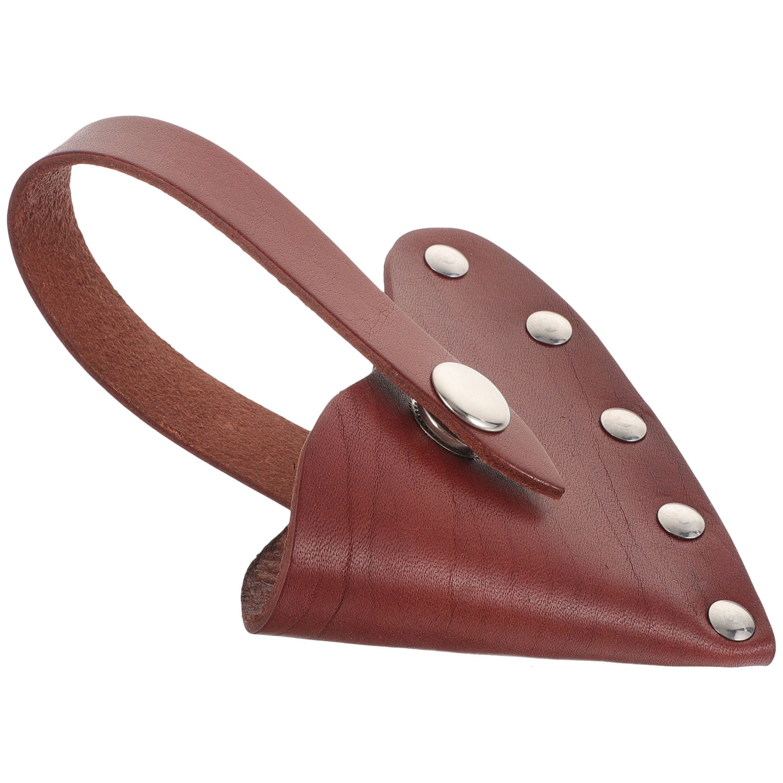 WESIEVYA 1Set Woodworking Leather Hatchet Prevent Injury Dark Brown 5 ...