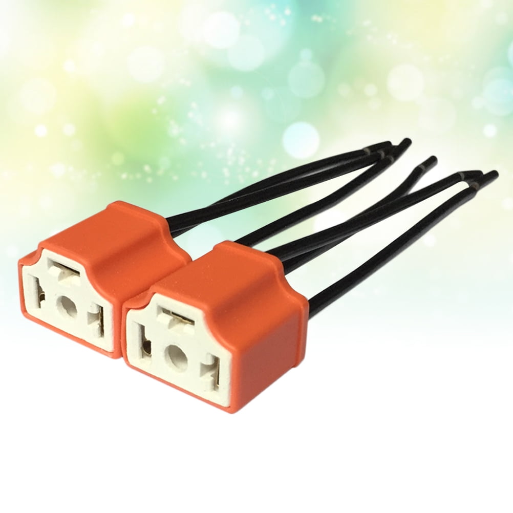 WESIEVYA 2Set Headlamp Wire Socket Connector with Auto Relay for Car ...