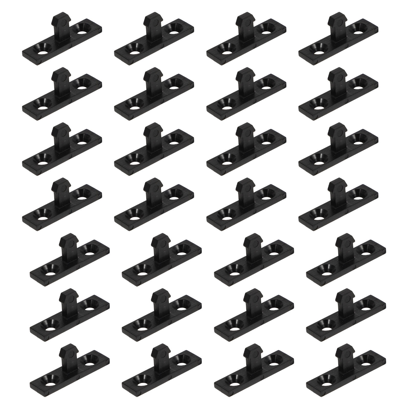 WESIEVYA 50Set Plastic Buckles for Home Waste Bin Lock Latches and ...