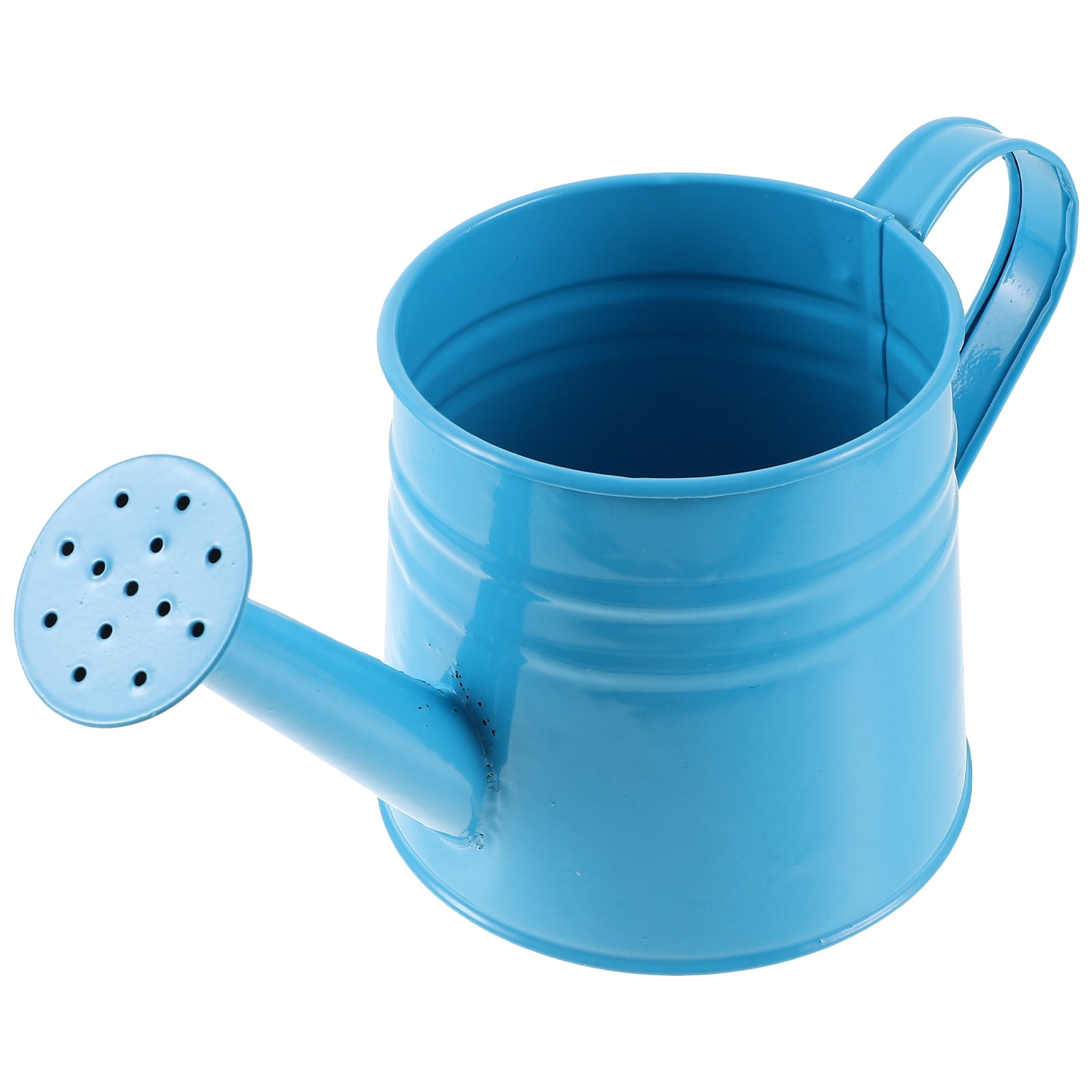 WESIEVYA Iron Watering Can Blue Durable Indoor Outdoor Plants Gardening ...