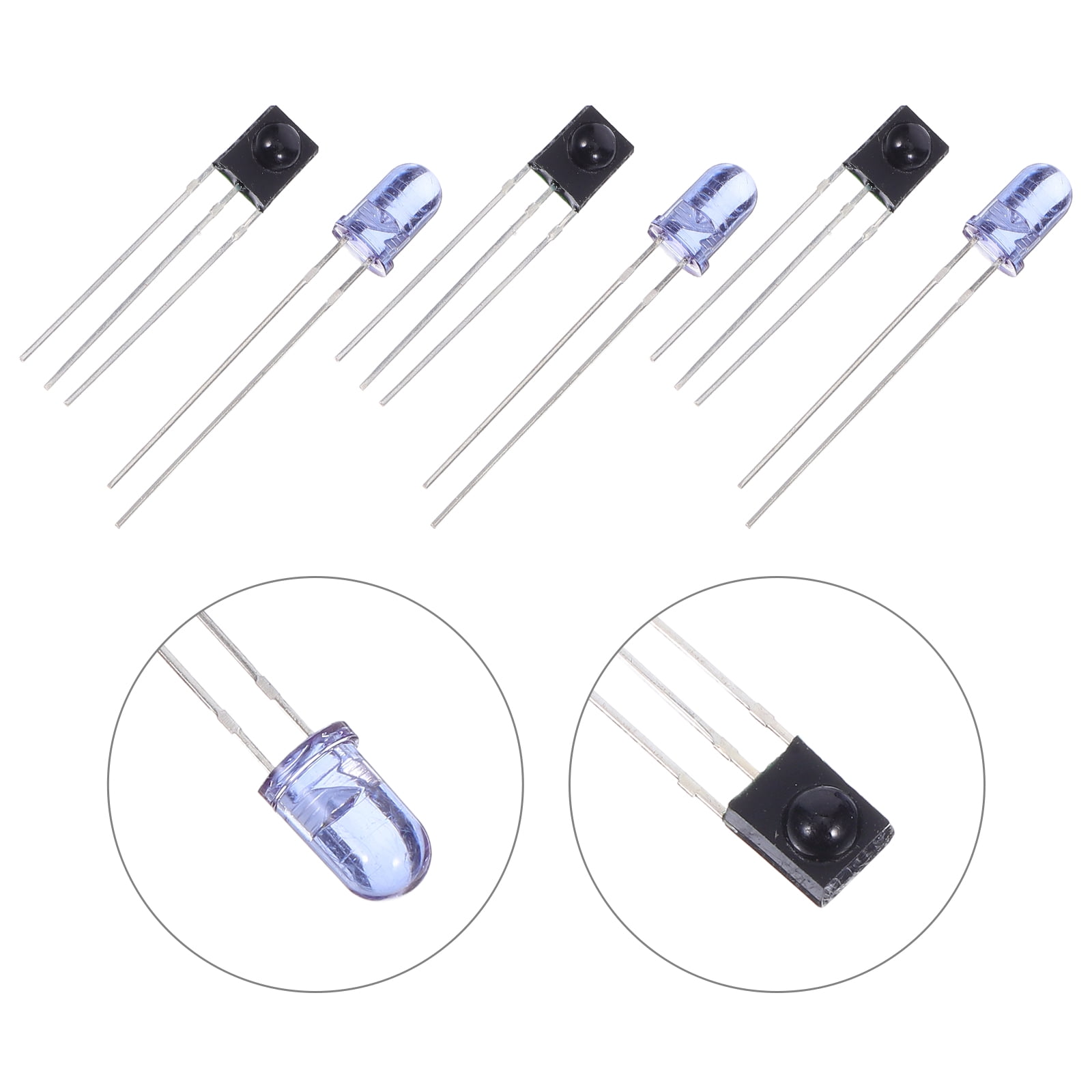 WESIEVYA IR Receiver Emitter 5Set Photo Detector Preamplifier for ...