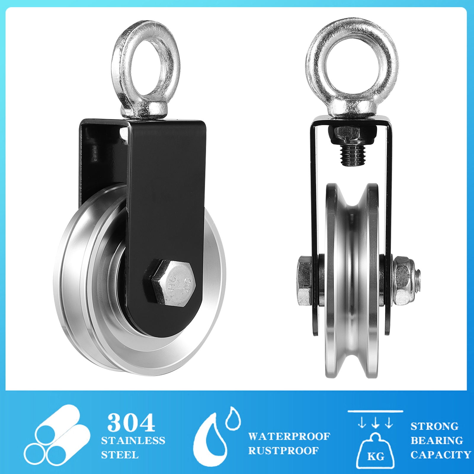 WESIEVYA Lifting Pulleys 1Pack with Silent Wheel for Strength Training ...