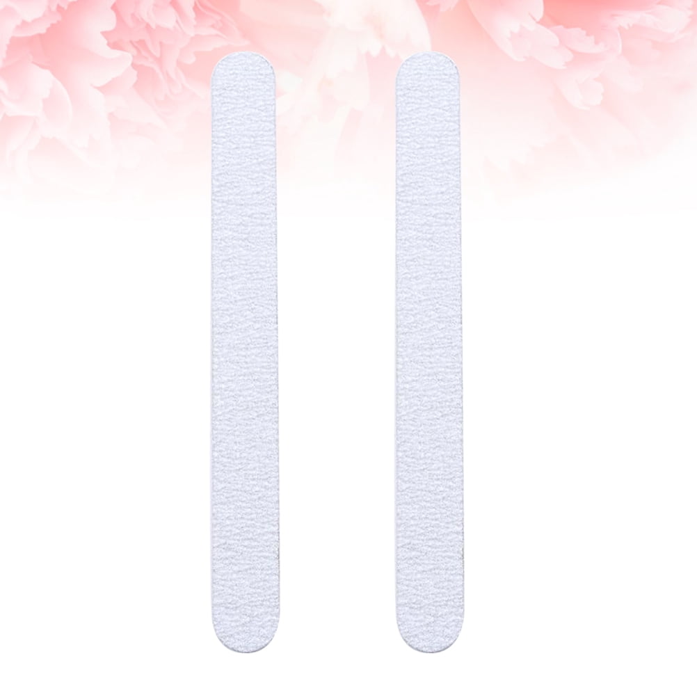 WESIEVYA Nail Sanding Blocks 2Pcs Long Shape For Filing Toenails Grey ...