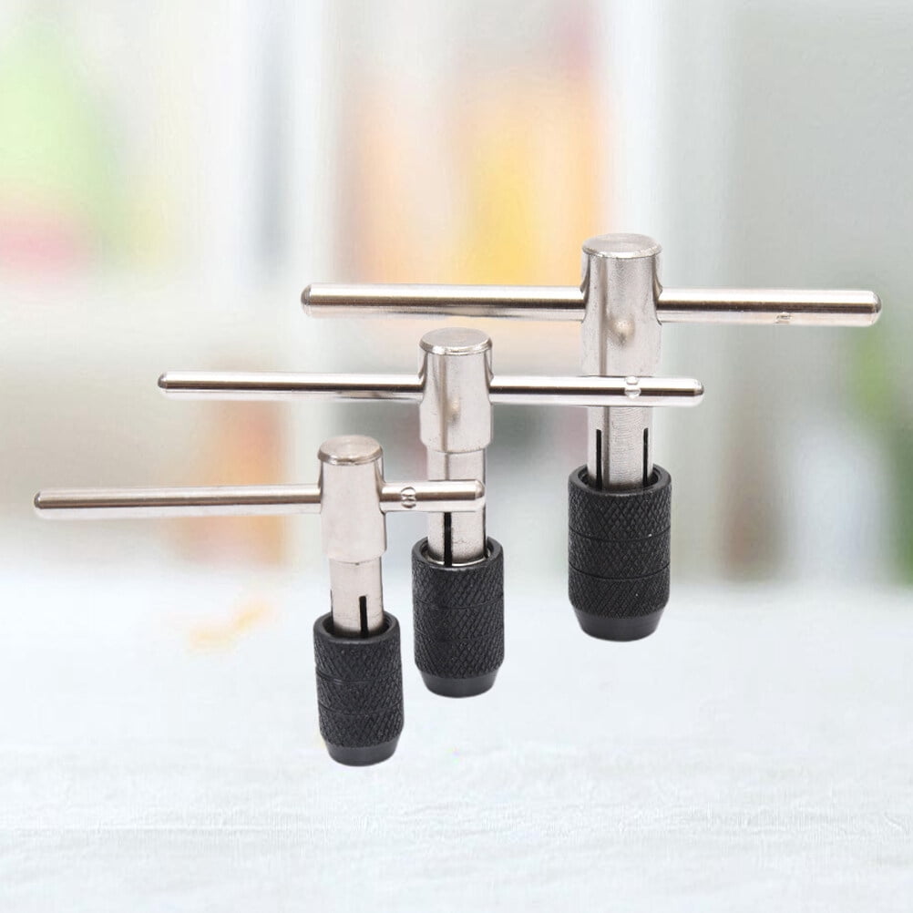 WESIEVYA T Handle Tap Wrench for Repair Work 3Pcs 4.3x3.1x2.8in ...