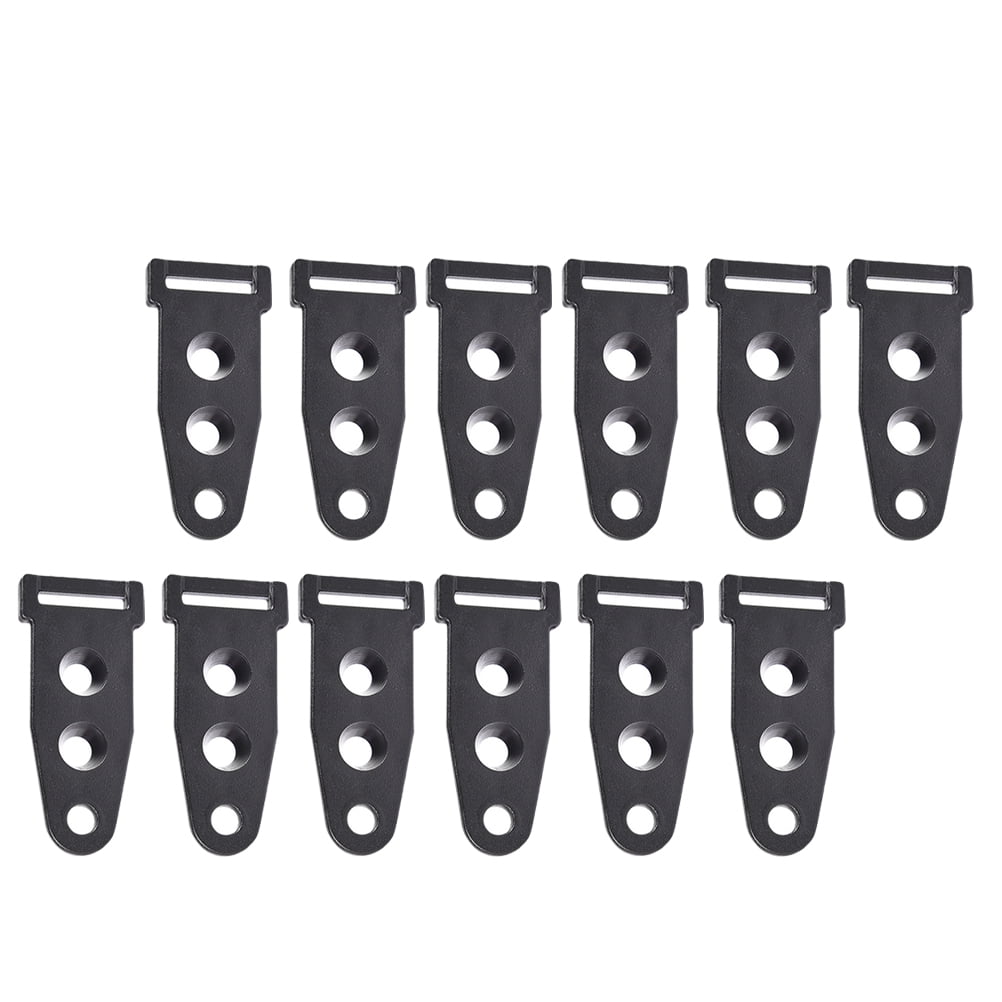 WESIEVYA Tent Fixing Clip 10Pcs Black Plastic for Wind and Protection ...