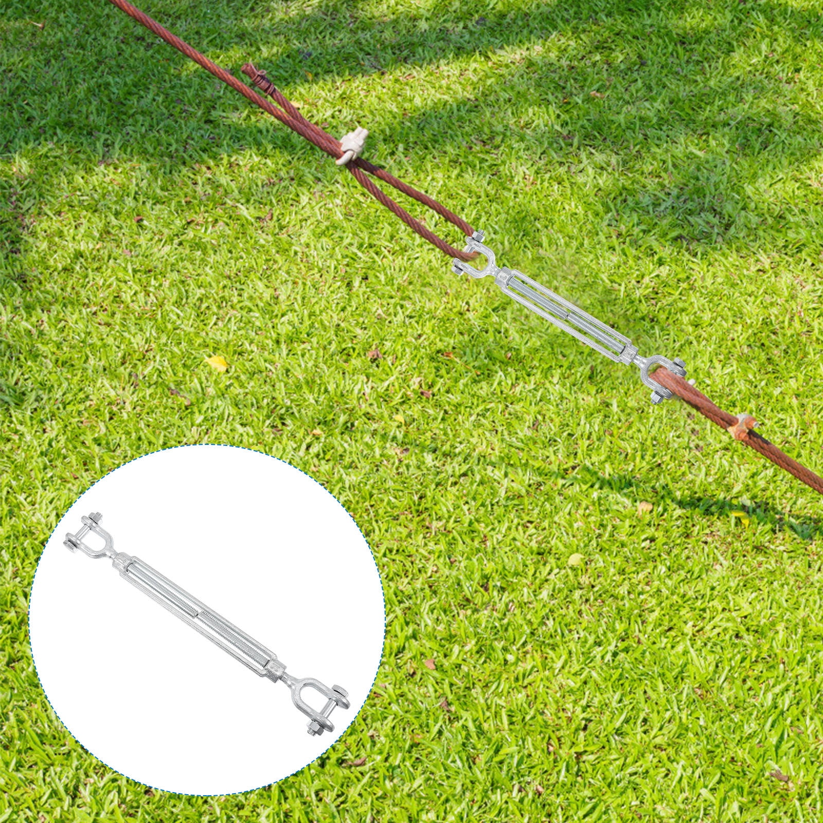 WESIEVYA Turnbuckle Tension 1Pc Carbon Steel Jaw Barrel Turnbuckle For ...