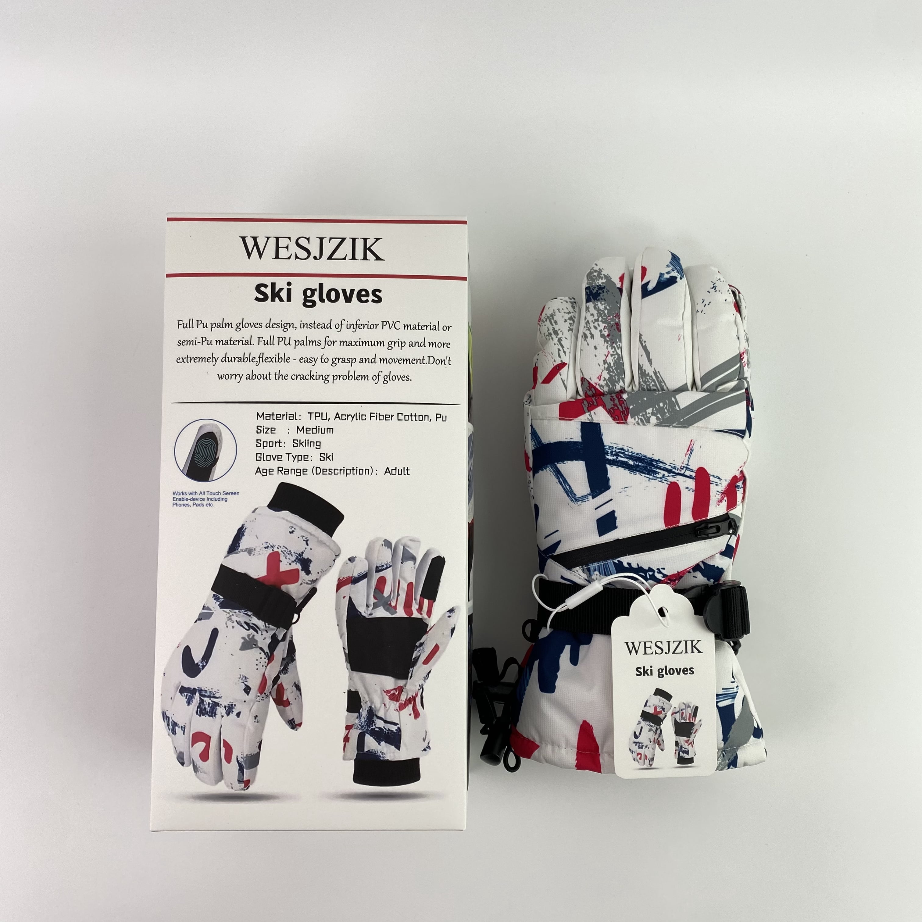 WESJZIK Ski gloves,Waterproof Snow Gloves -30℉ Winter Gloves for Cold ...