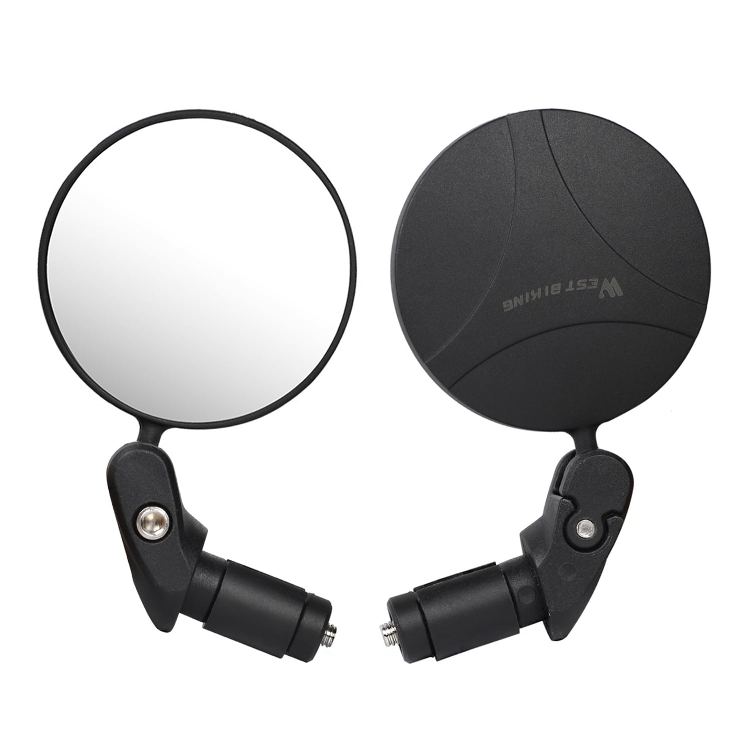 WEST BIKING Bicycle Mirrors 360° Adjustable Screw Mount Handlebar ...