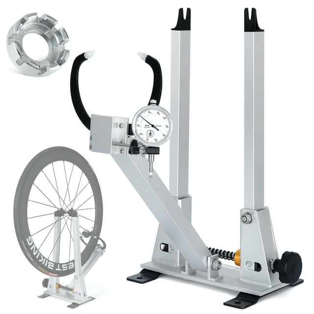 WEST BIKING Professional Bike Wheel Truing Stand, BMX Mountain Parts ...
