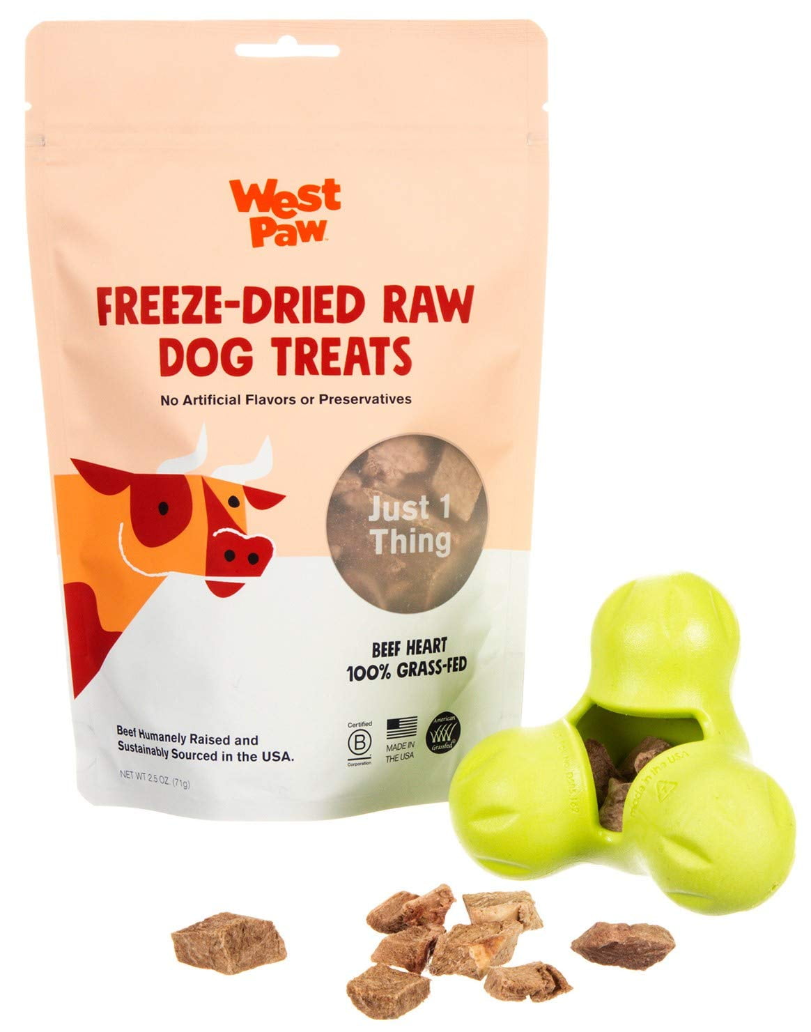 WEST PAW Dog Chew IRF13 Toy and Puppy Training Treats Bundle, Zogoflex ...