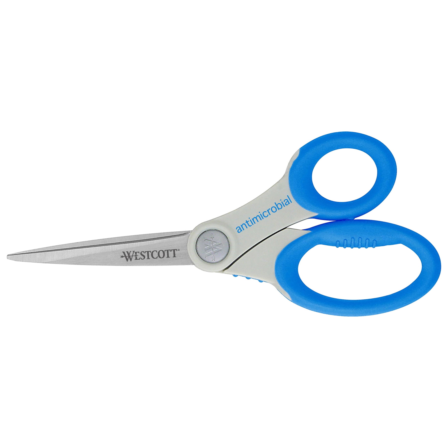 WESTCOTT Anti-Microbial Soft Handle Scissors, 8", Assorted Colors, 2 ...