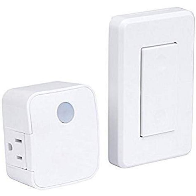 WESTEK Indoor Wireless Wall Outlet Switch with Remote - Ideal for Lamps ...