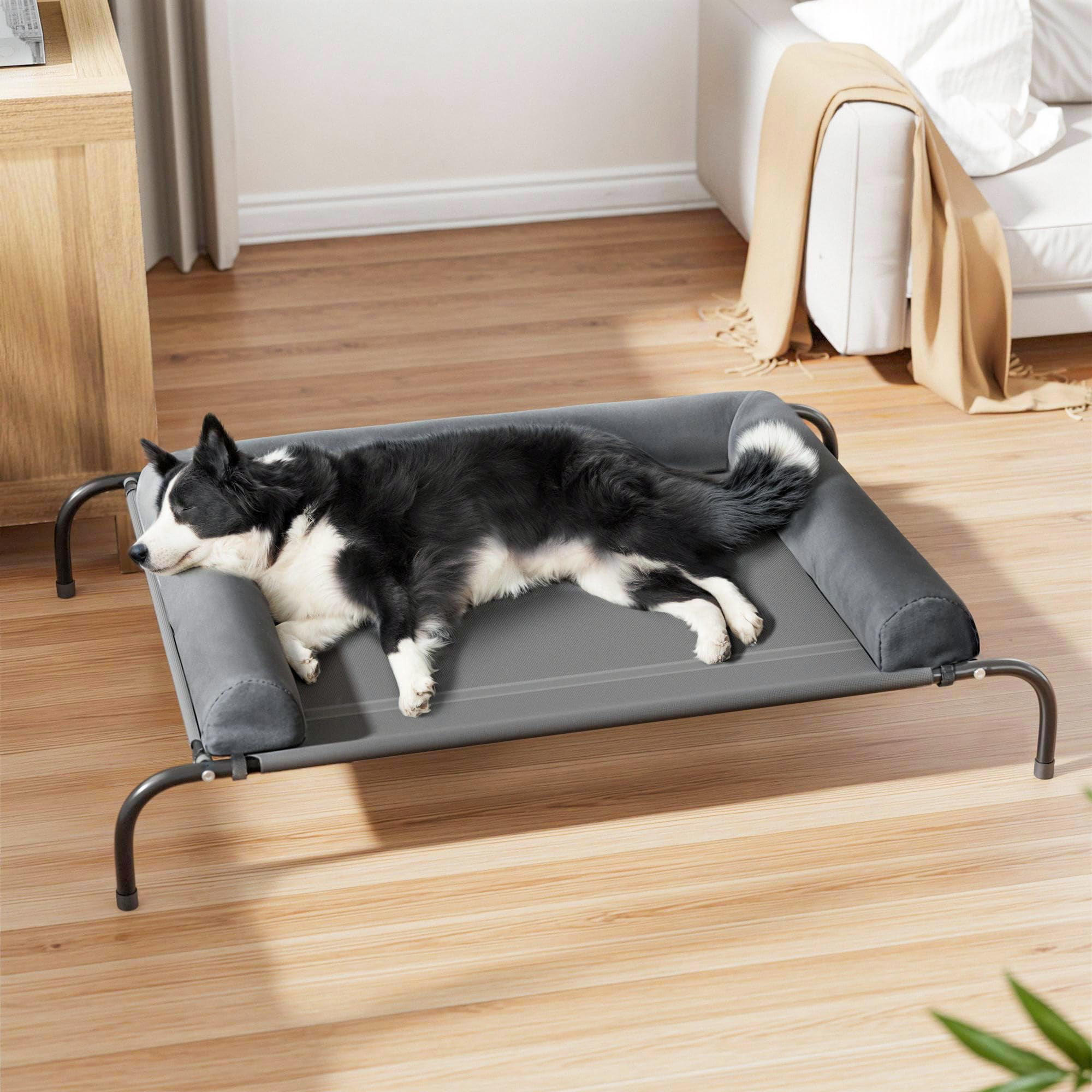 WESTERN HOME WH Elevated DMF15 Dog Bed Cot, Outdoor Dog Bed with ...