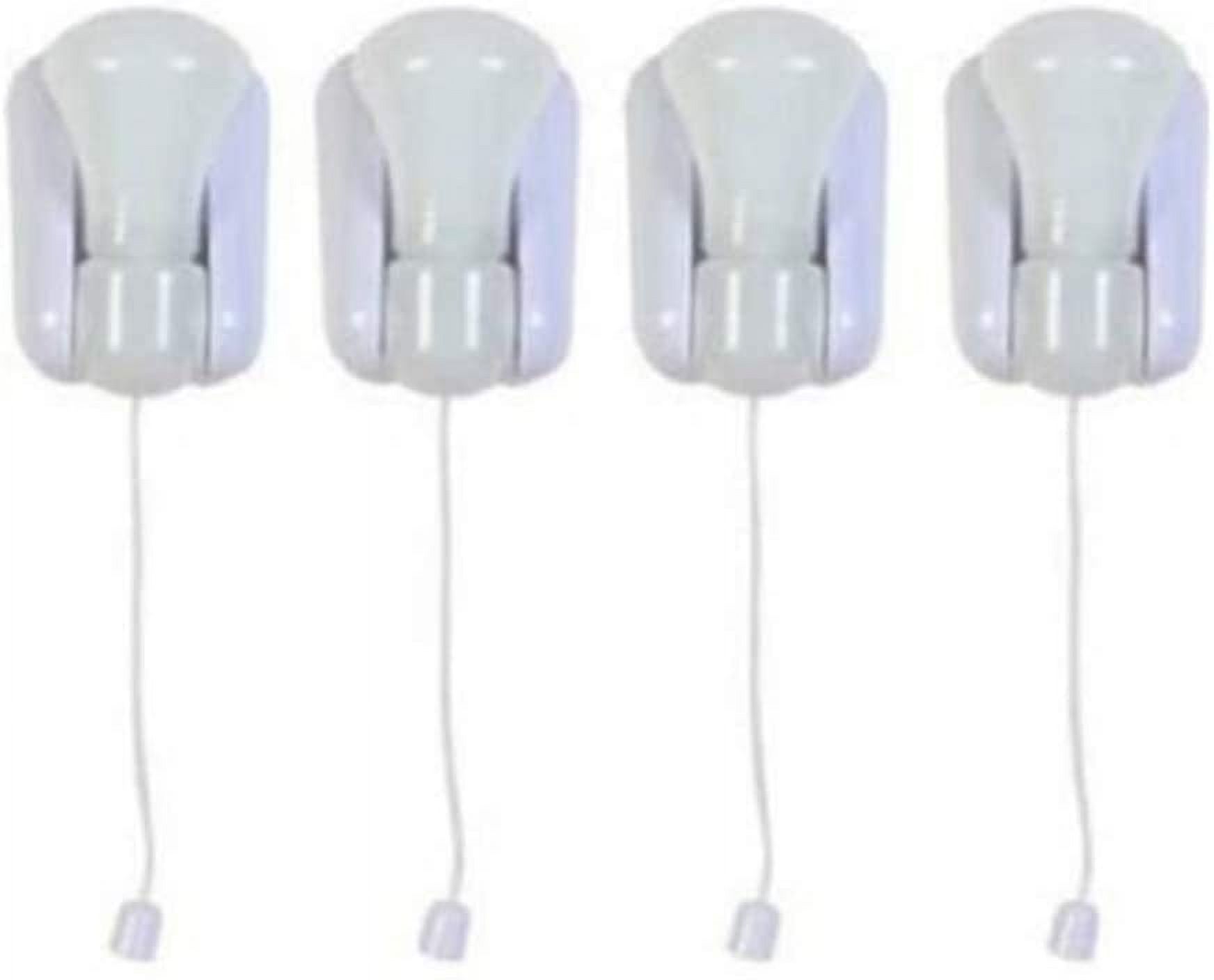 WESTOCEAN 4Pcs LED Pull String Night Light Battery Light Bulb Wall ...