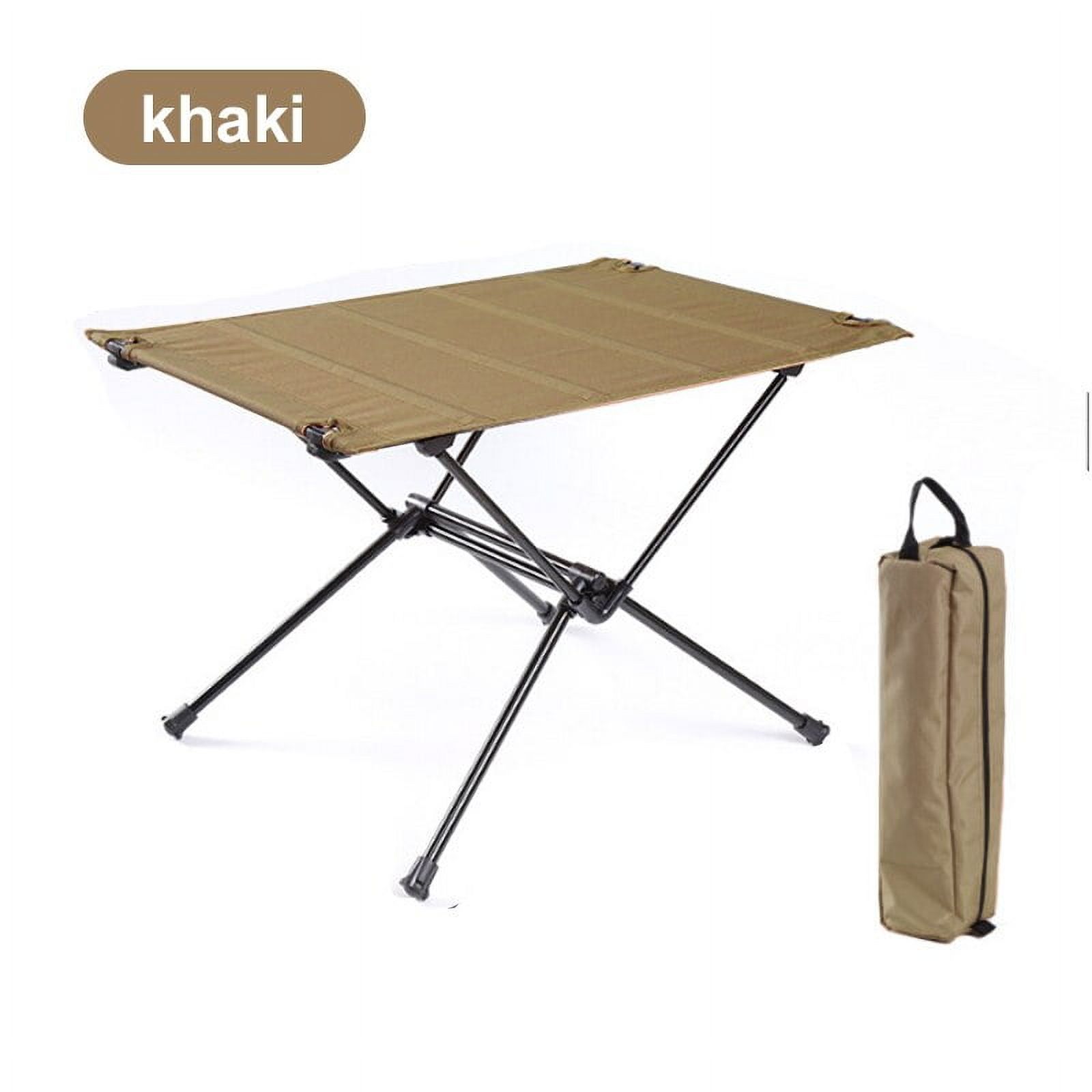 WESTTUNE Camping Folding Table Lightweight 1680D Oxford Roll-Up Table ...