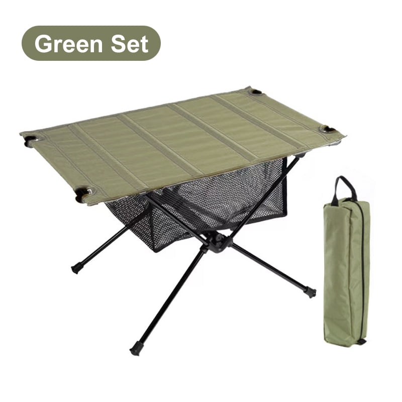 WESTTUNE Camping Folding Table Lightweight 1680D Oxford Roll-Up Table ...