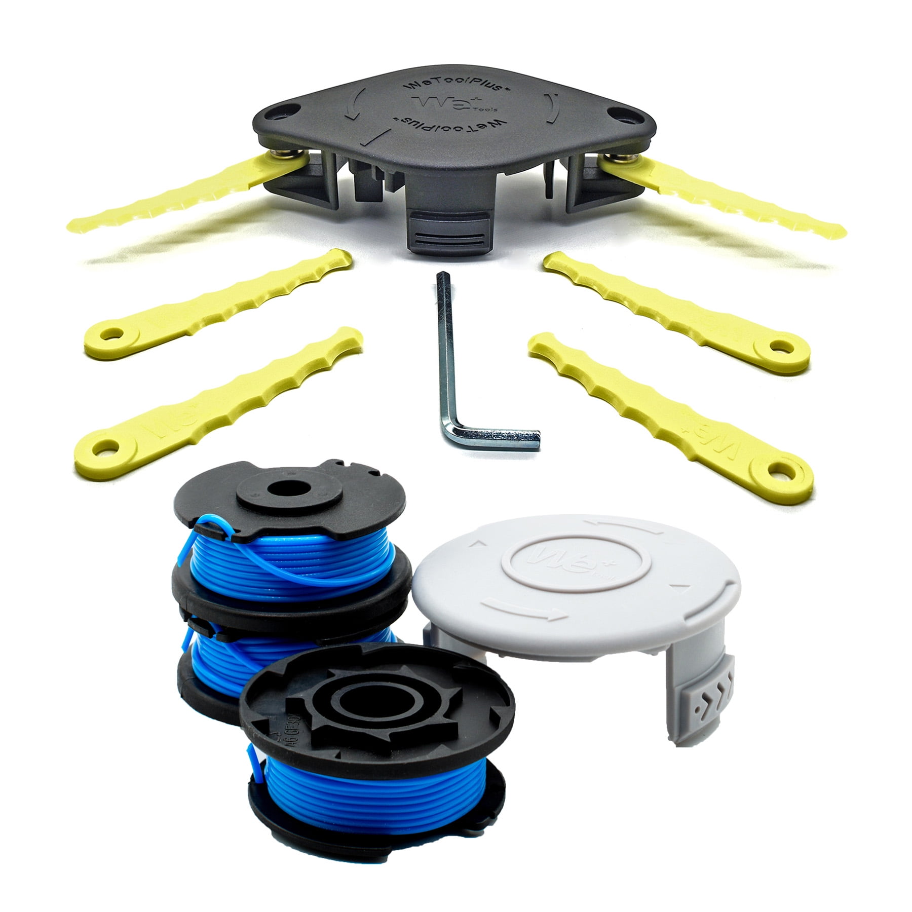 WETOOLPLUS ACFHRL2 for RYOBI One+ Trimmers, 1 Pack Weed Eater Bladed ...