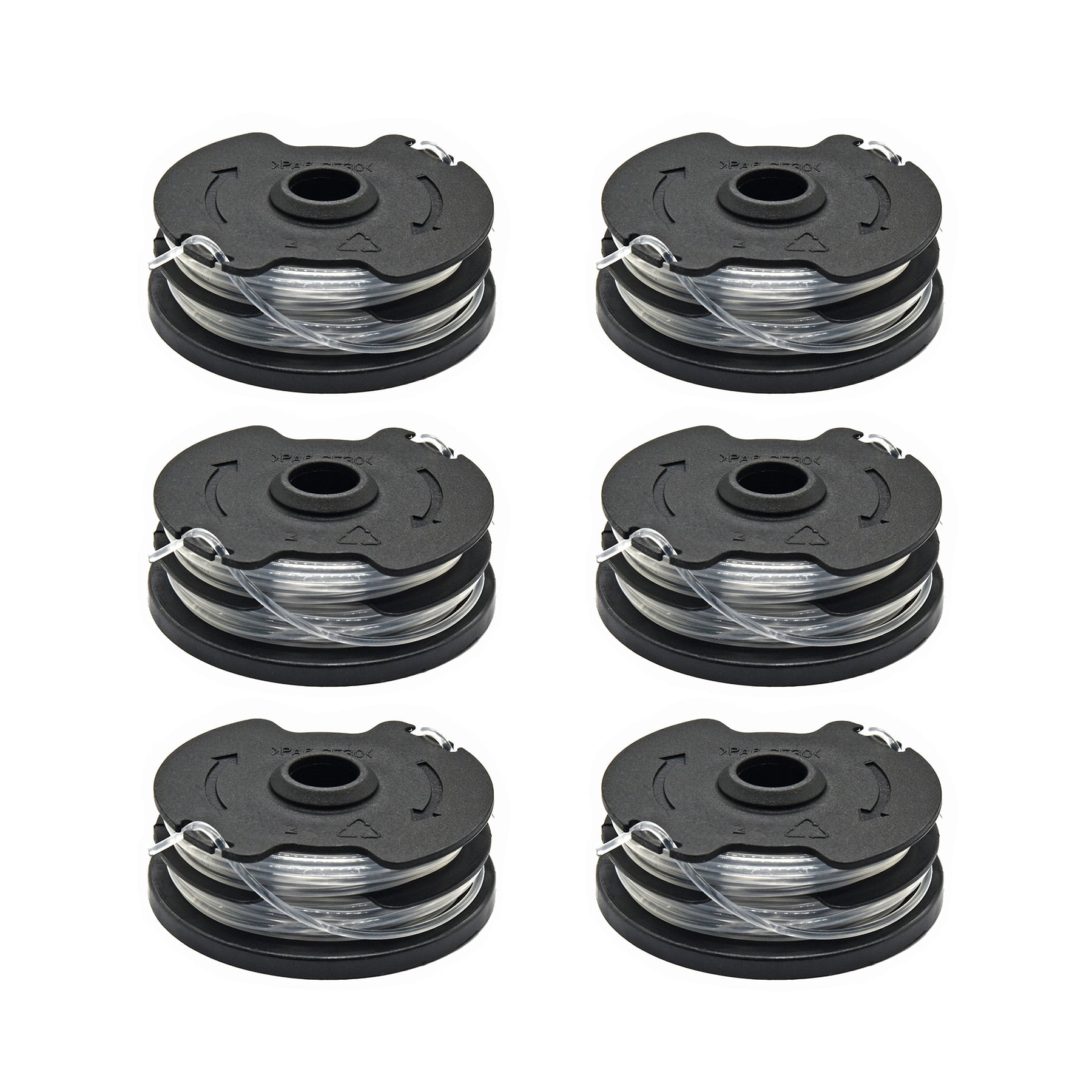 WETOOLPLUS Dual-Line Weed Wacker String, Grass Trimmer replacement ...