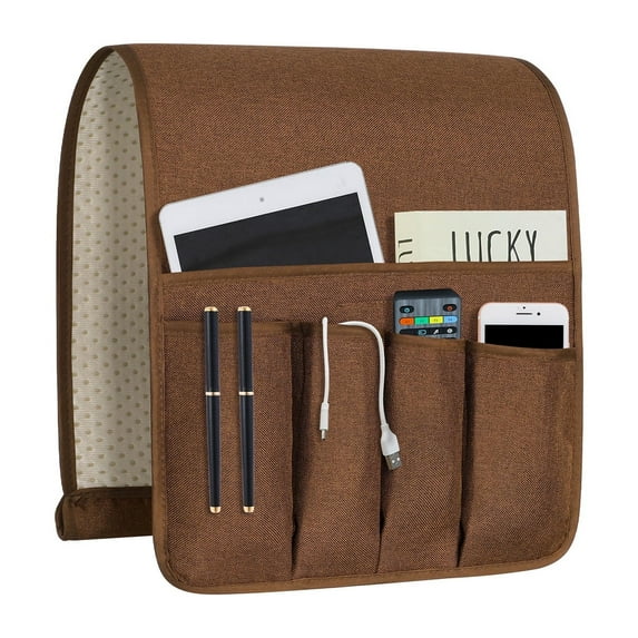 WETRBWEH Sofa Armrest Organizer, Non-Slip Arm Chair Hanging Couch Caddy ...