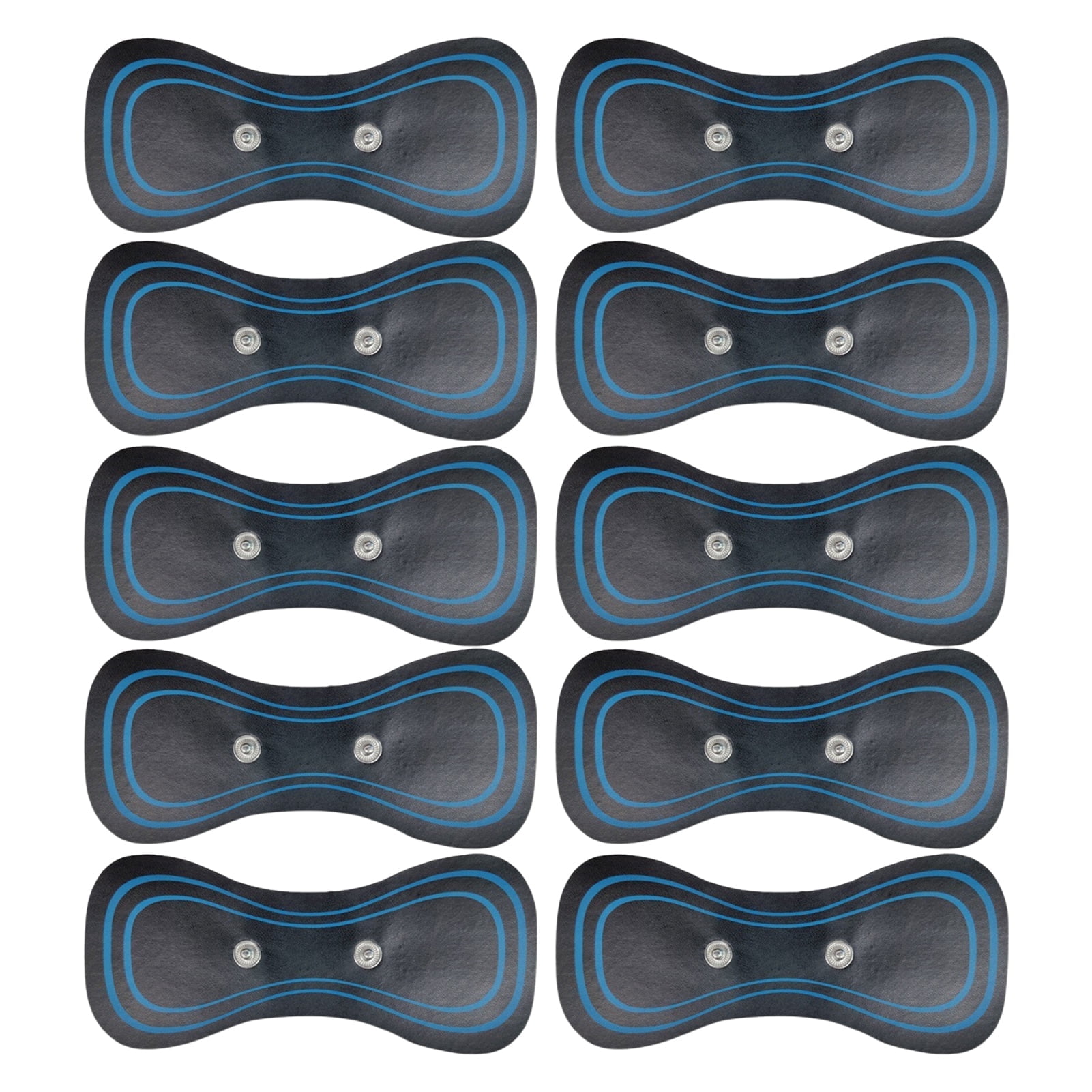 WETS 10Pcs/Set Electric Pulse Neck Massage Patch Relieve Neck Back Pain ...