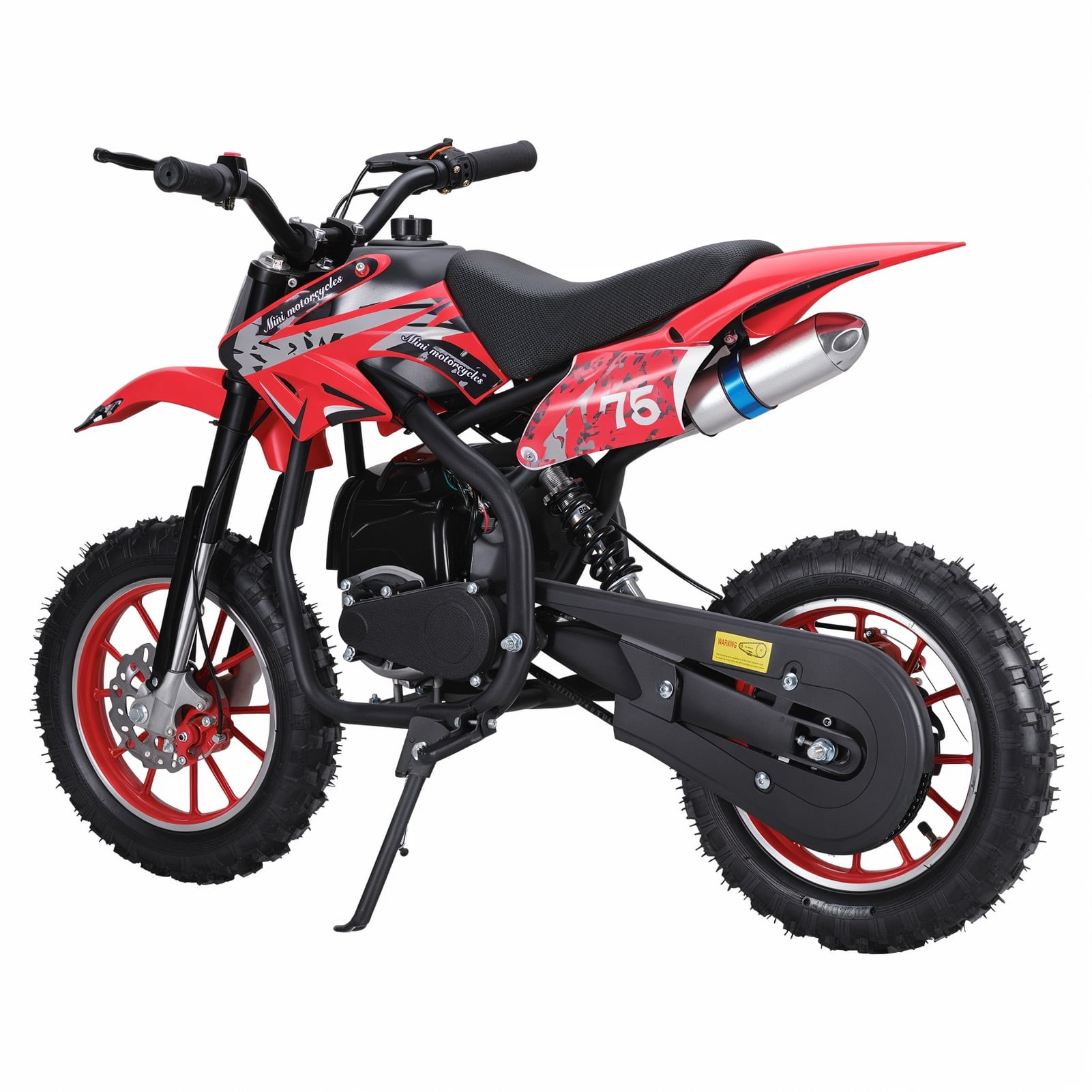 WETS 49cc Mini Dirt Bike for Kids,4-Stroke off Road Gasoline Motorcycle ...