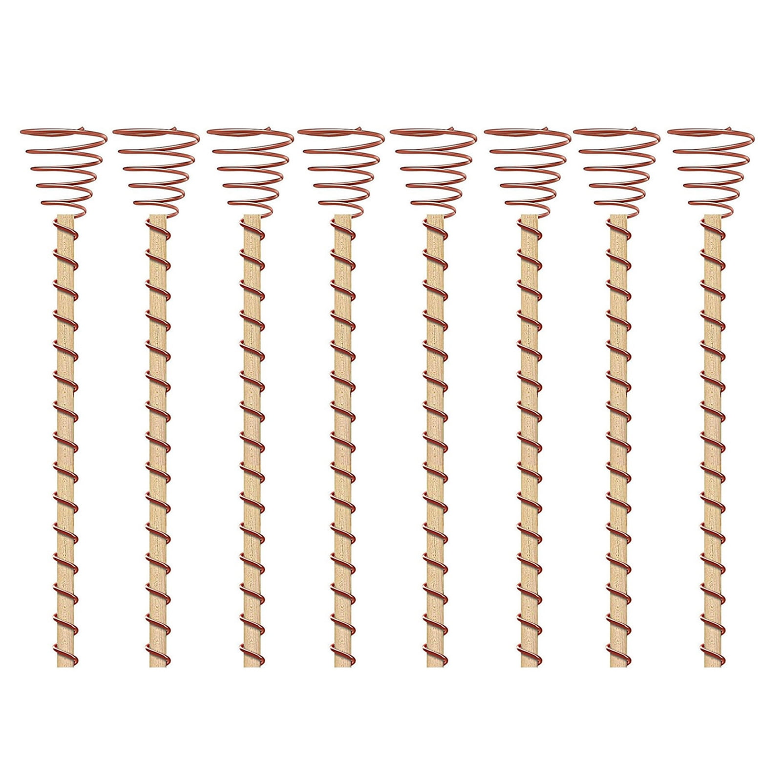 WETS Electroculture Plant Stakes Copper Gardening Antenna Stakes Spiral ...
