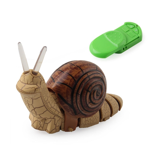 WETS Funny Infrared Remote Control Realistic Snail Animal Model Kids ...