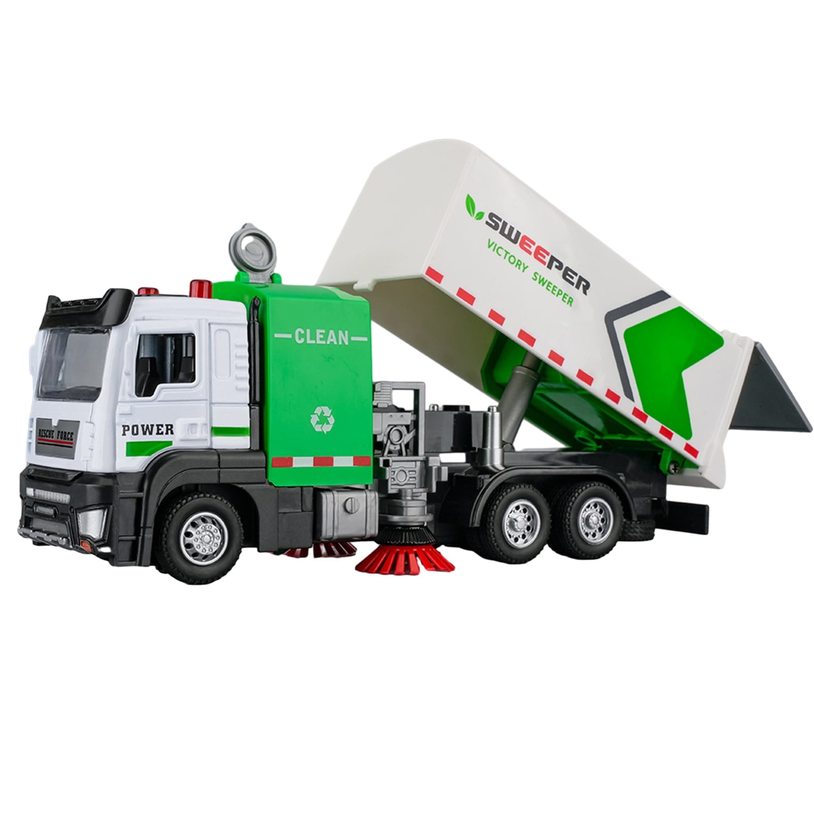 WETS Sanitation Garbage Truck Toy with Light & Music 1:32 Scale ...