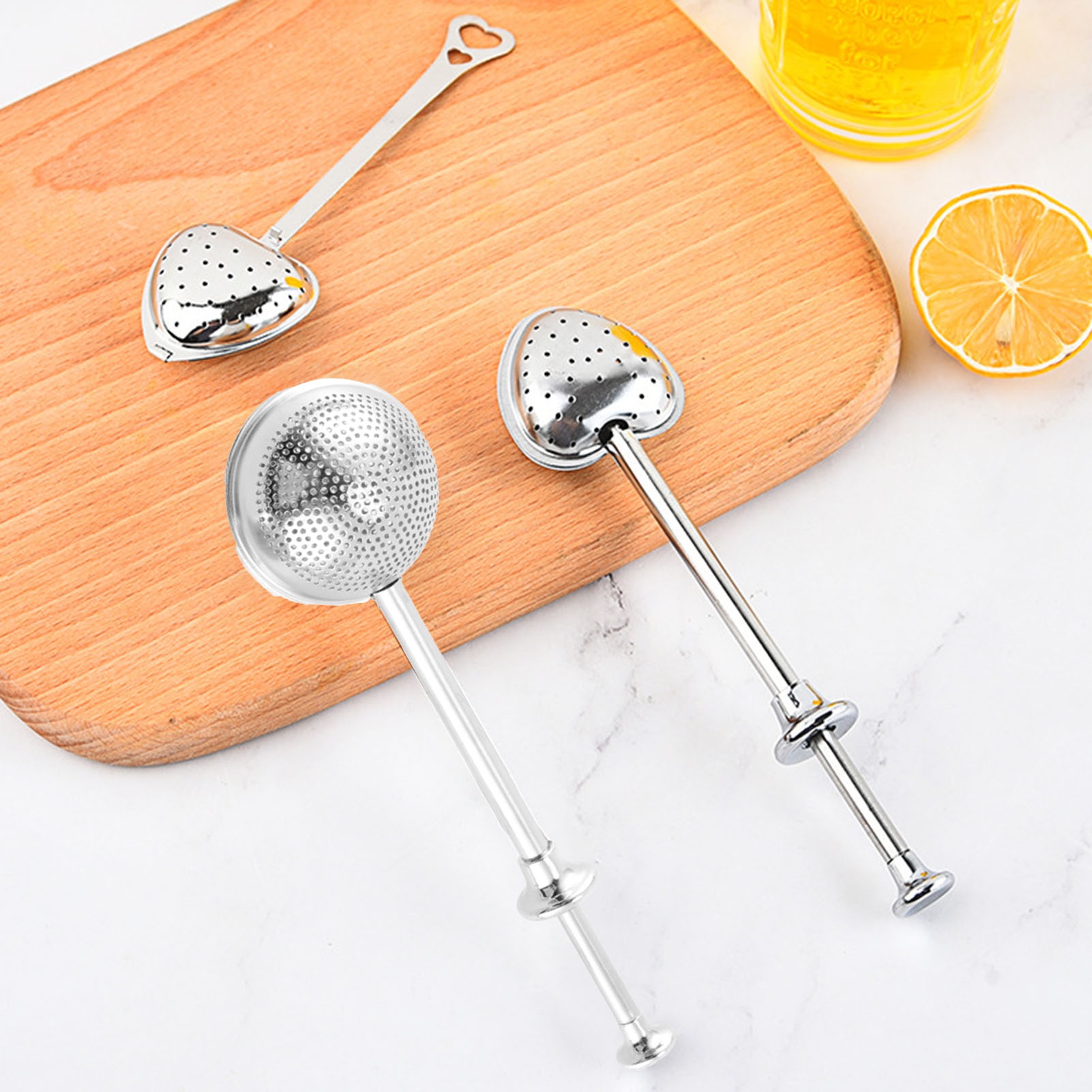 WETS Tea Infuser Reusable Food Grade Stainless Steel Spherical Pressed ...