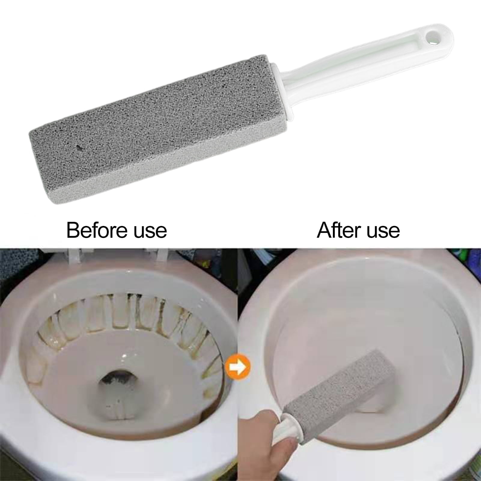 WETS Toilet Pumice Stone - Hard Water Stains & Calcium Deposits Removal ...