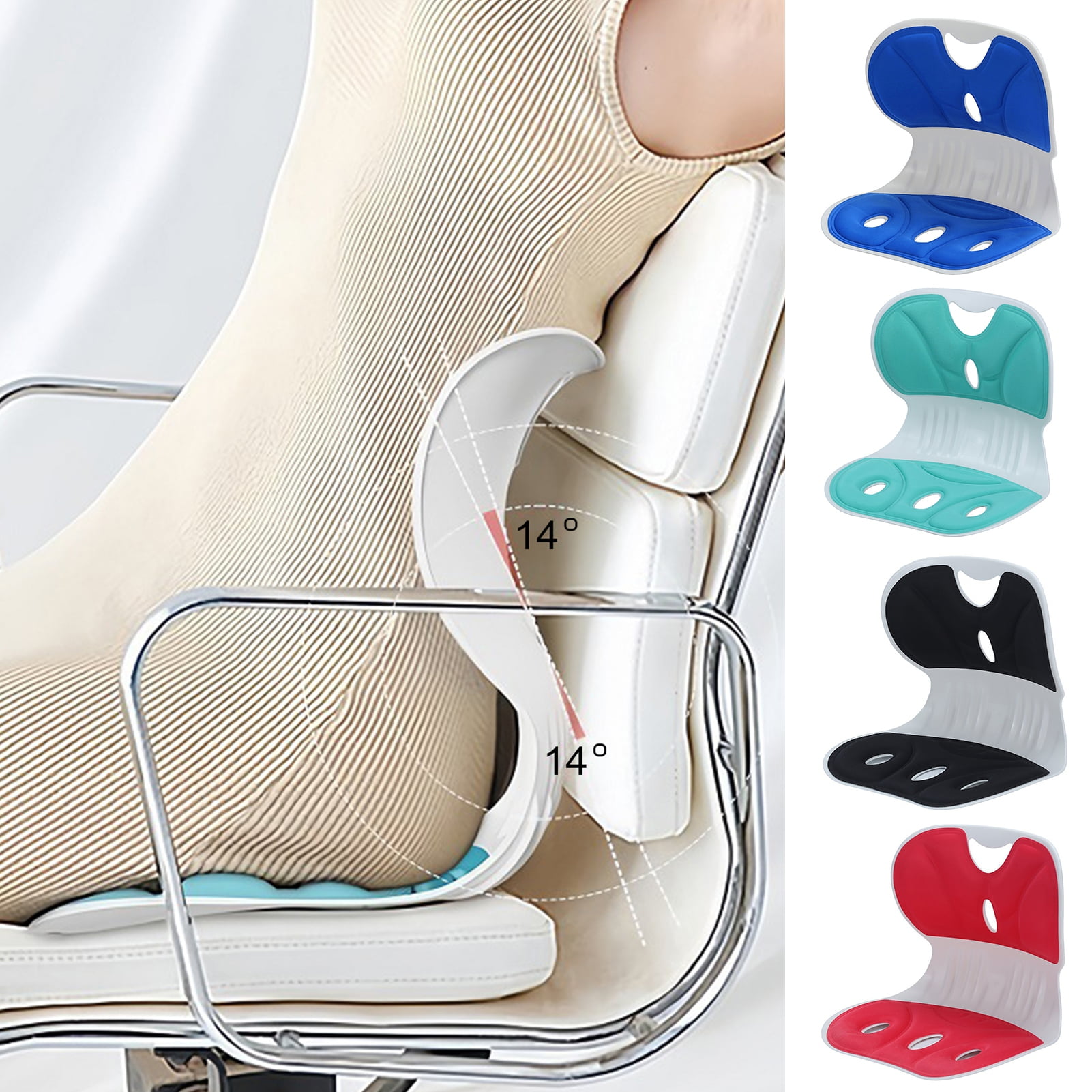 WETS Waist Cushion Ergonomic Back And Lumbar Support for Good Posture ...