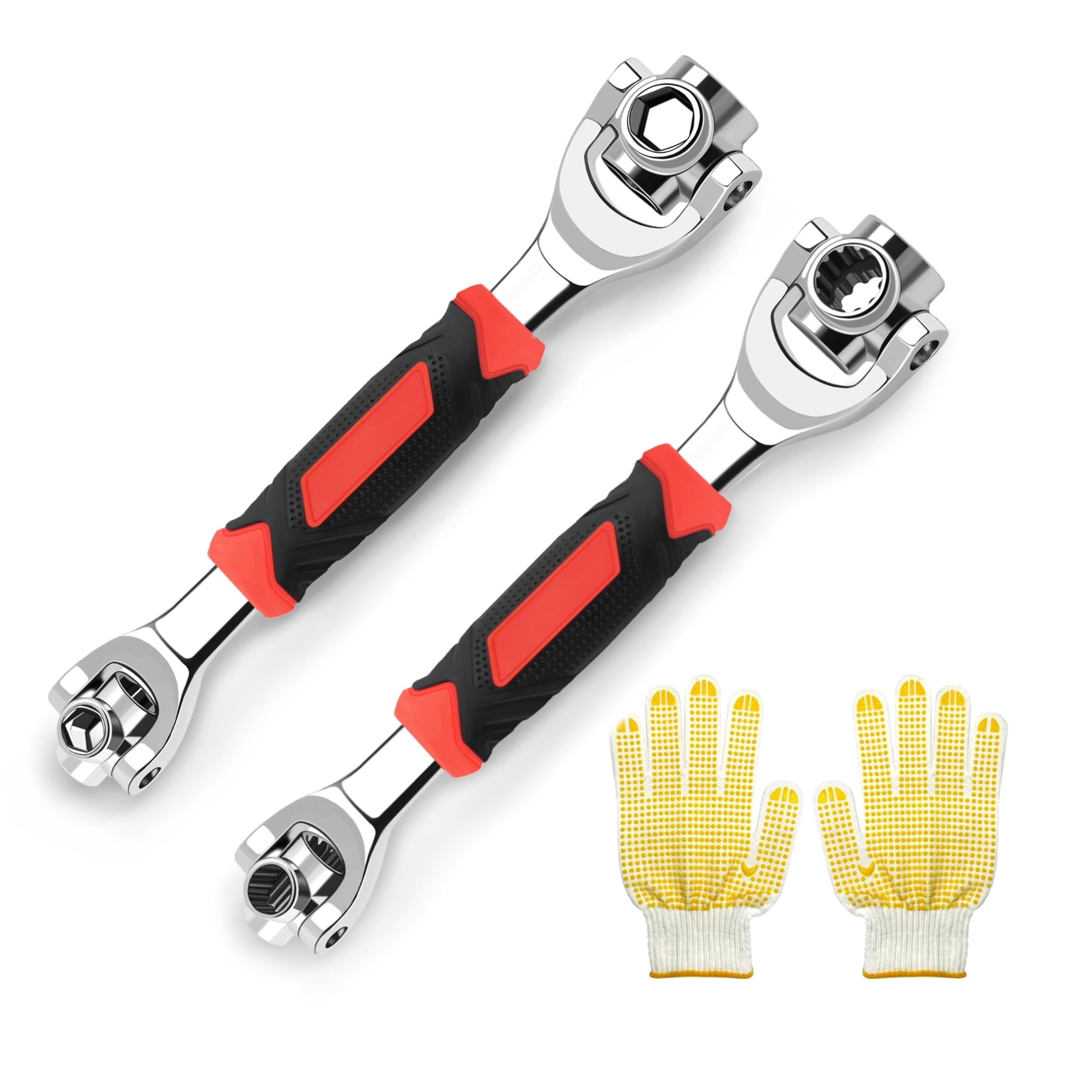WETT Universal Socket Wrench, 2-Piece 52 in 1 and 48 in 1 Universal ...