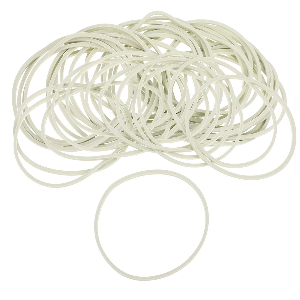 WEUVEB High Elasticity White Rubber Bands for Home Organization Bulk ...
