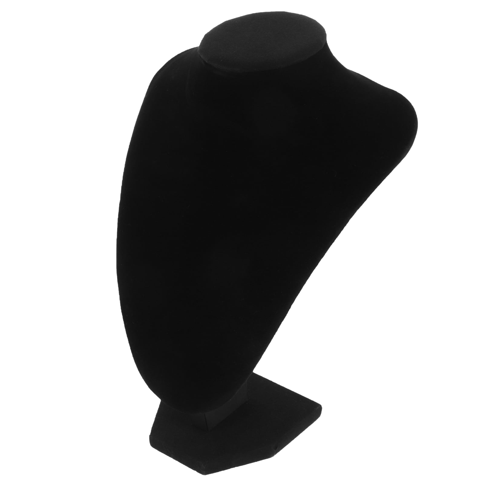 WEUVEB 1 Piece Necklace Rack Display Jewelry Display Racks Black Rubber ...