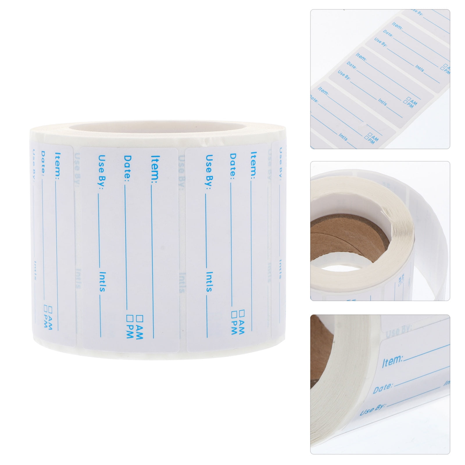 WEUVEB Freezer Food Labels Stickers Blue Copperplate Adhesive 500Pcs ...