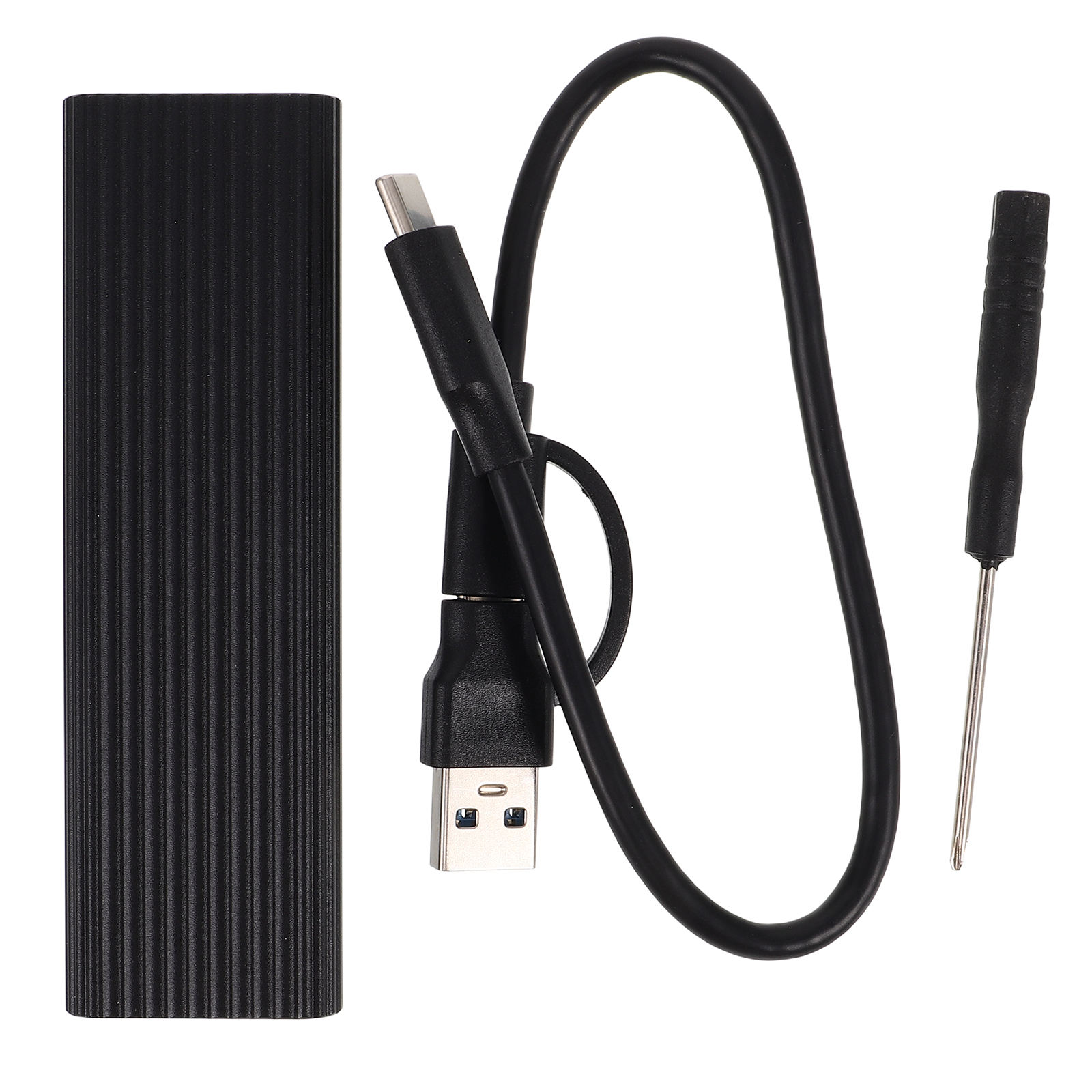 WEUVEB 1 Set Aluminum Alloy SSD Enclosure for PCIE NVME Adapter Black 4 ...