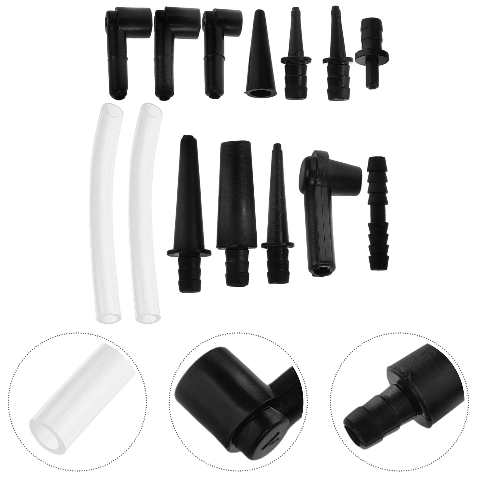 WEUVEB 1 Set Automotive Brake Bleeding Kit with Rubber Material for Car ...