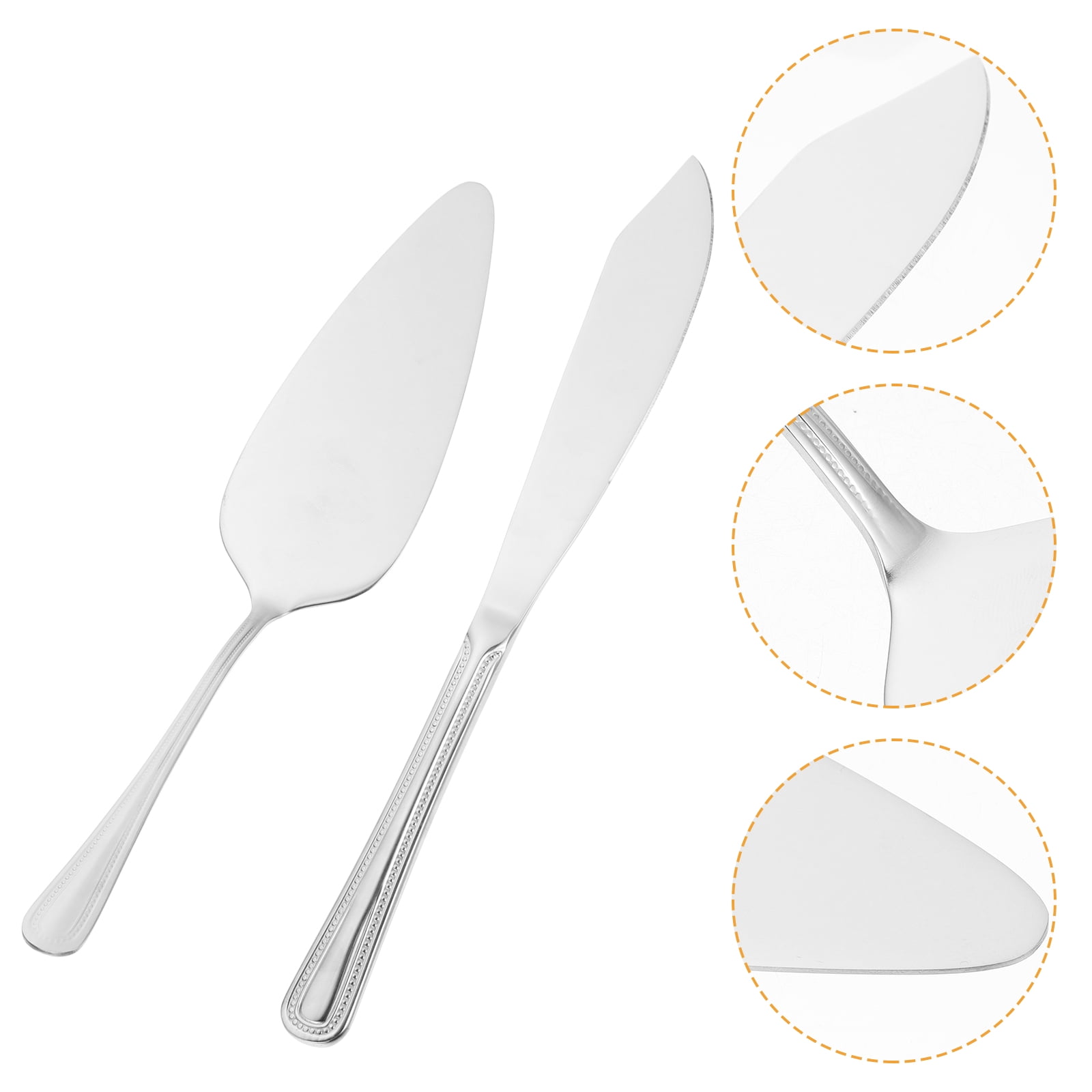 WEUVEB Cake Decoration Tools Cake Cutting Tools Silver Stainless Steel ...
