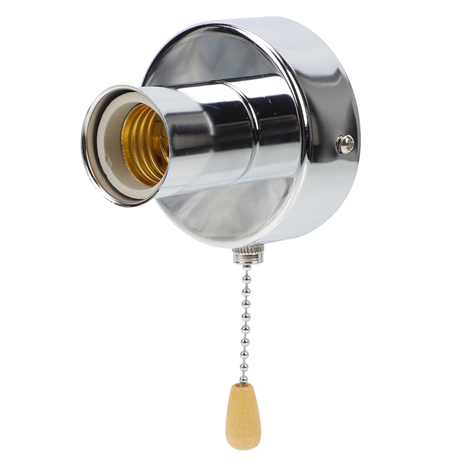 WEUVEB 1 Set Pull Chain for Light Fixture Durable Wall Lamp Base E27 ...