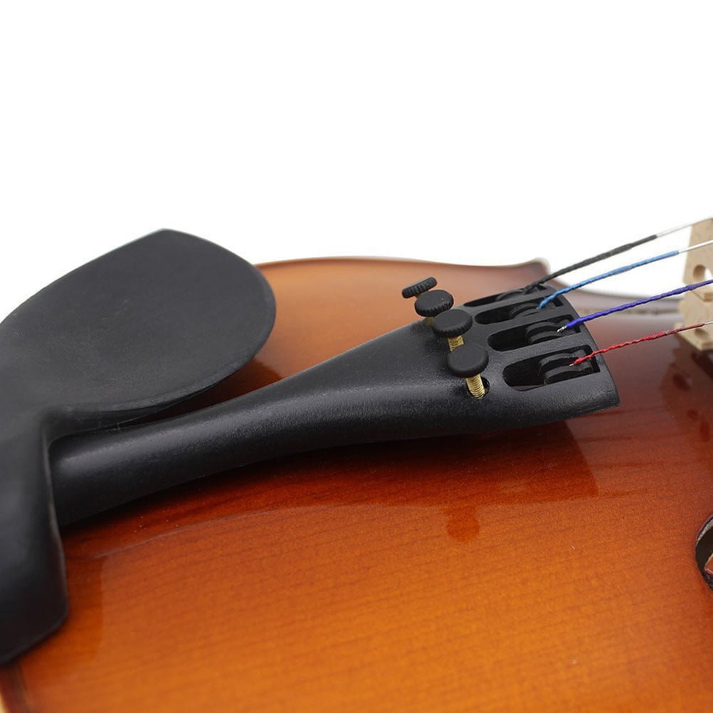 WEUVEB 1 Set Violin Fiddle Tailpiece Black Aluminum Alloy Rectangular ...