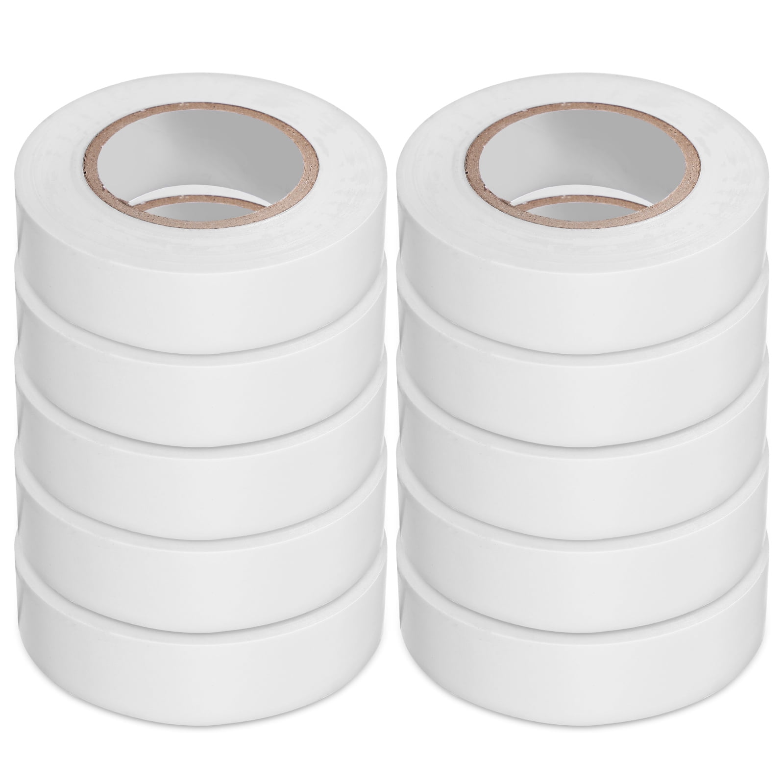 WEUVEB 10 Rolls Electrical Tape for Wire Harnessing 20m x 1.8cm x 0.1cm ...