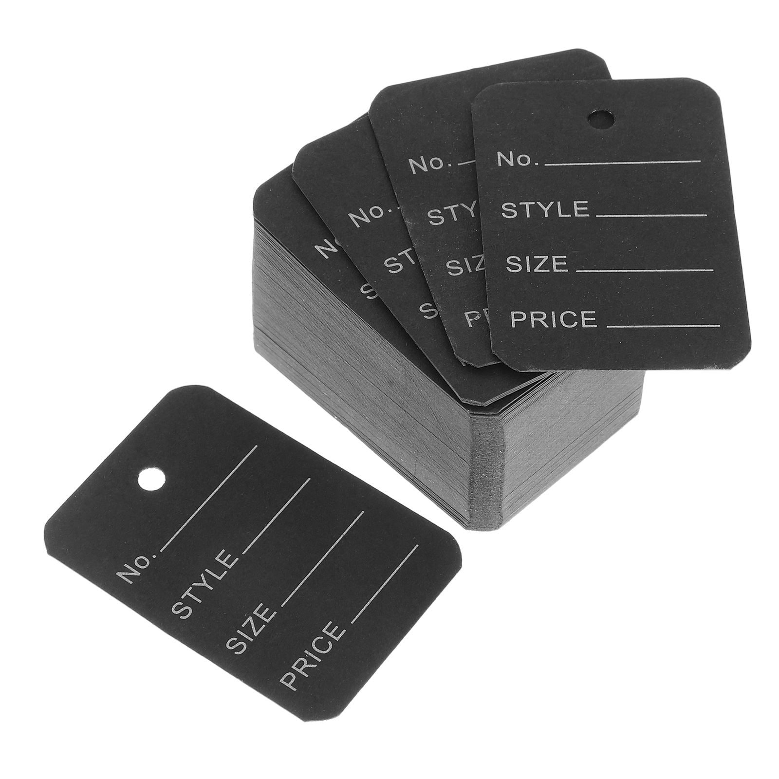 WEUVEB 1000Pcs Unstrung White Paper Clothing Tags with Writable Price ...